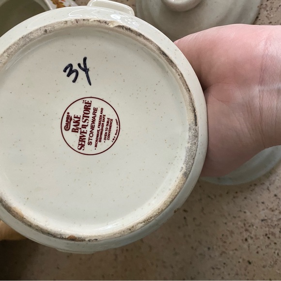 capri | Kitchen | Vintage Capri Bake Serve N Store Stoneware Individual ...